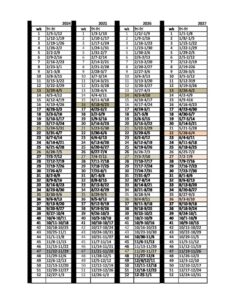 Timeshare Calendar | Ocean Towers Beach Club